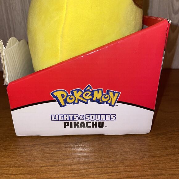 Pokemon | Toys | Pokemon Pikachu 1 Plush Lights And Sounds Says Pika ...